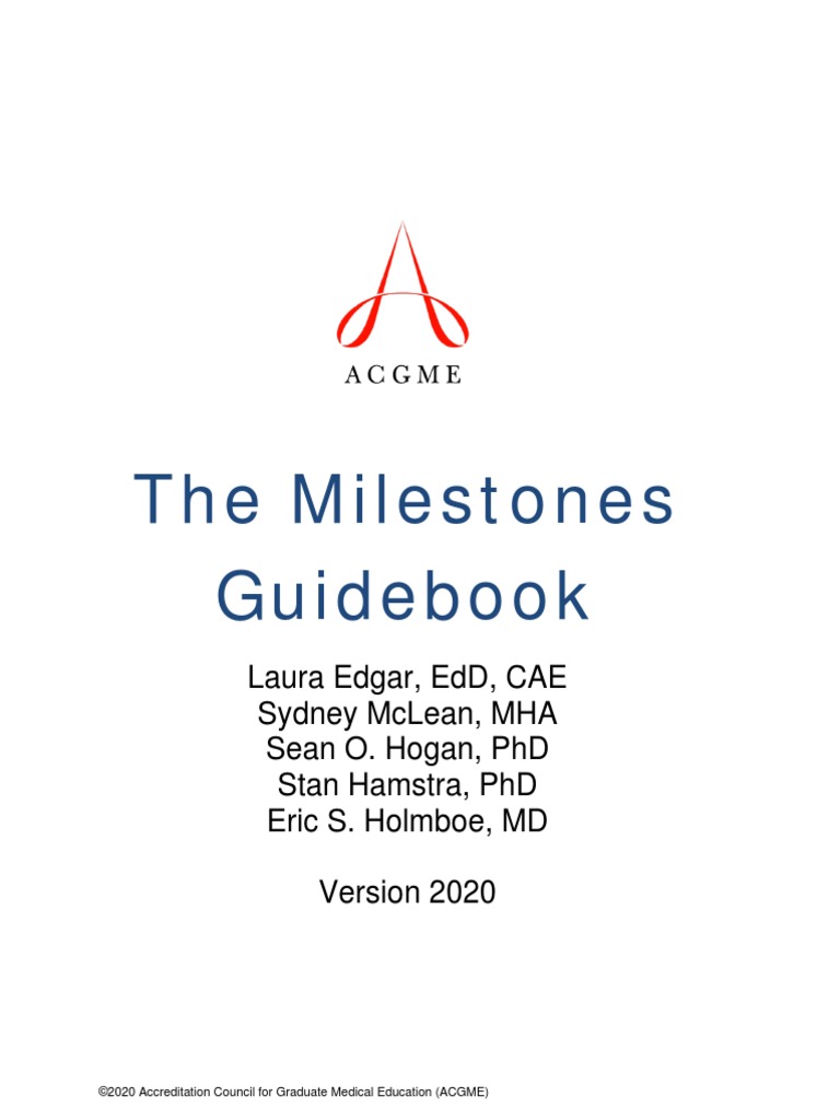 Milestones Guidebook | PDF | Educational Assessment | Medical Education