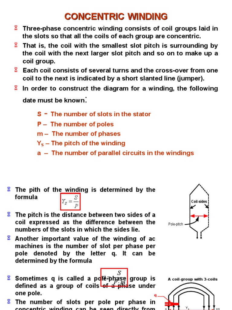 2.1concentric Winding | PDF | Inductor | Electricity