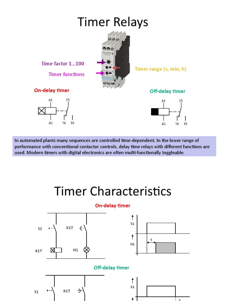 Time-Based Motor Control: Understanding Timer Relays, Contactors, and ...