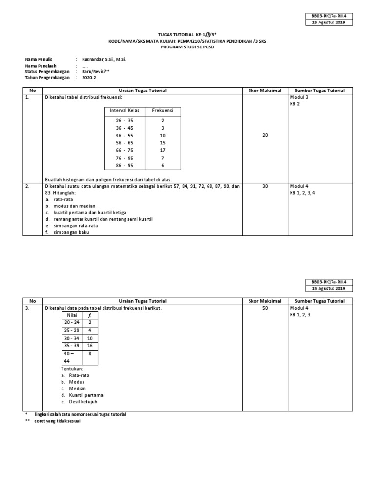 Tugas Tutorial 2 PEMA4210 | PDF