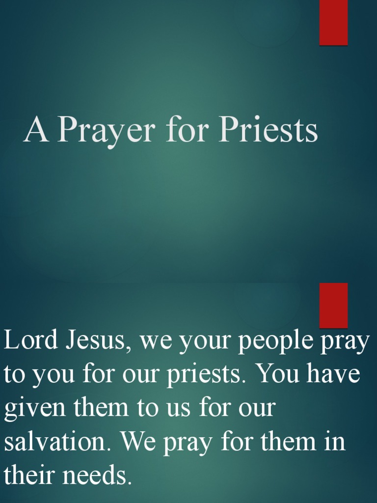 A Prayer For Priests | PDF