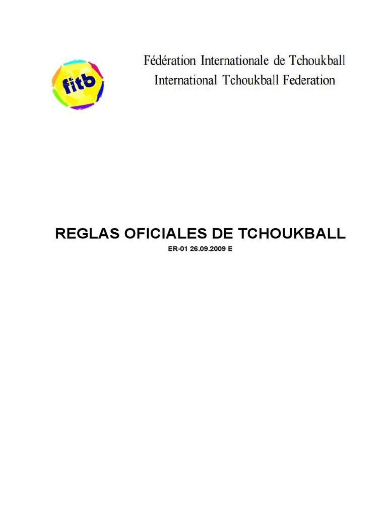 Reglas Oficiales de Tchoukball | PDF