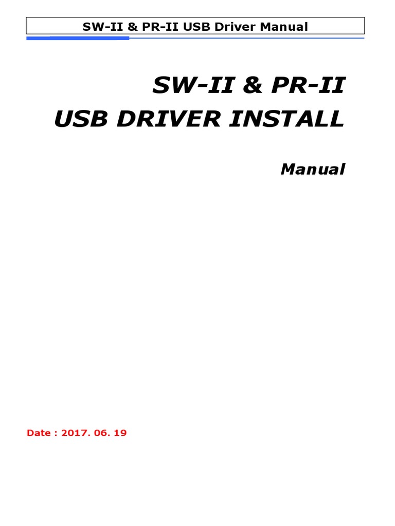 USB Driver Setup Guide | PDF | Computers
