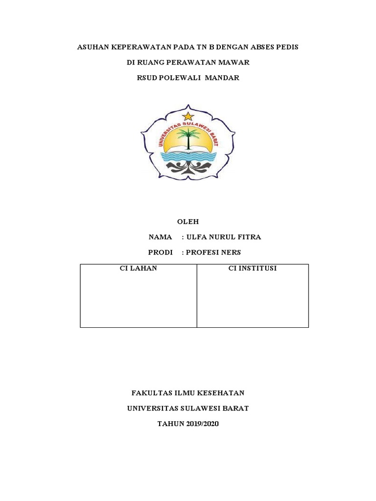 Asuhan Keperawatan Pada TN B Dengan Abses Pedis | PDF