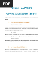 Analyse de "La Parure" de Maupassant | PDF | Guy de Maupassant ...