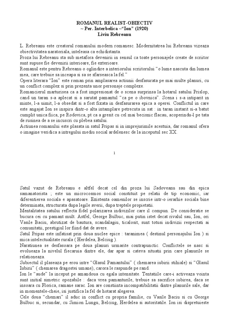 Limba Romana Eseu Pentru Bac | PDF