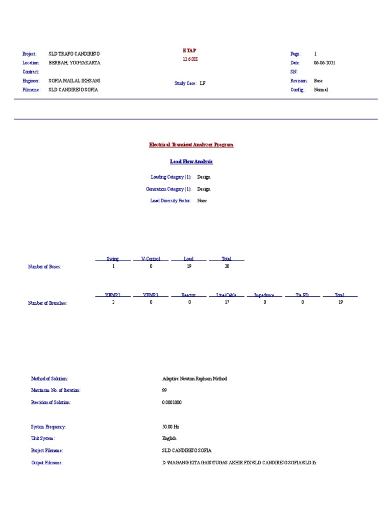 SLD - Complete | PDF | Transformer | Electric Power Transmission