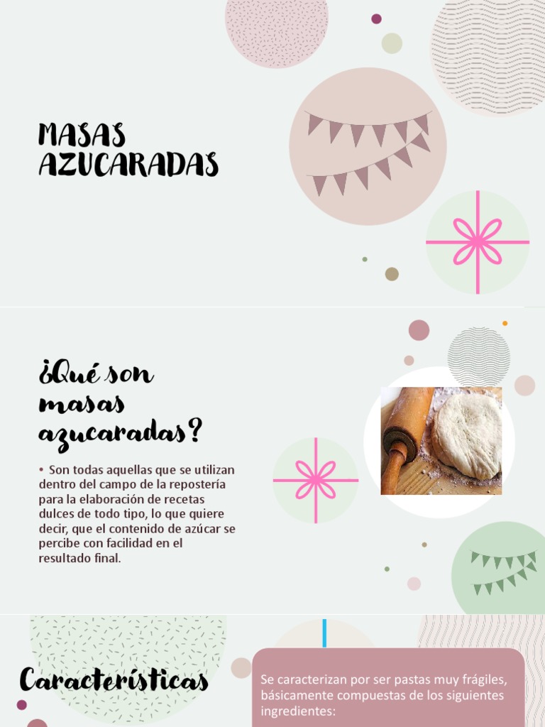 Masas Azucaradas | PDF