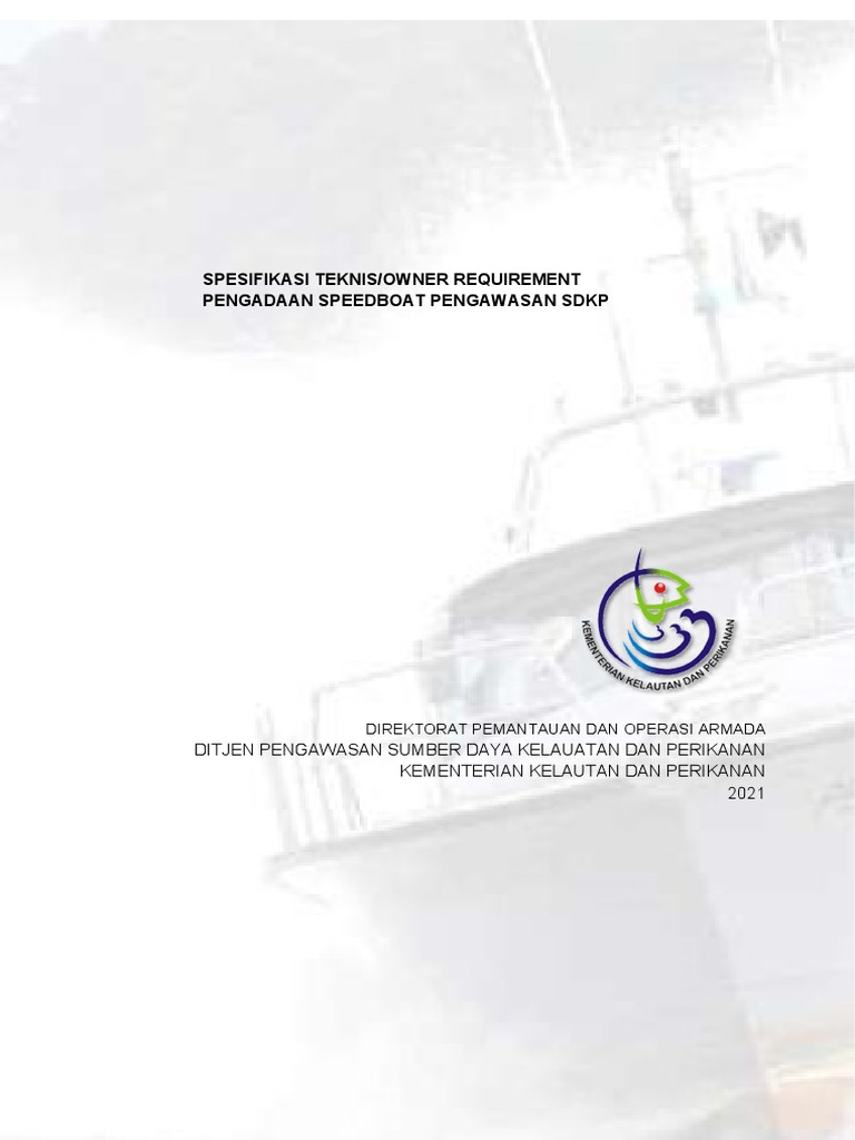 Dokumen Spesifikasi Teknis | PDF