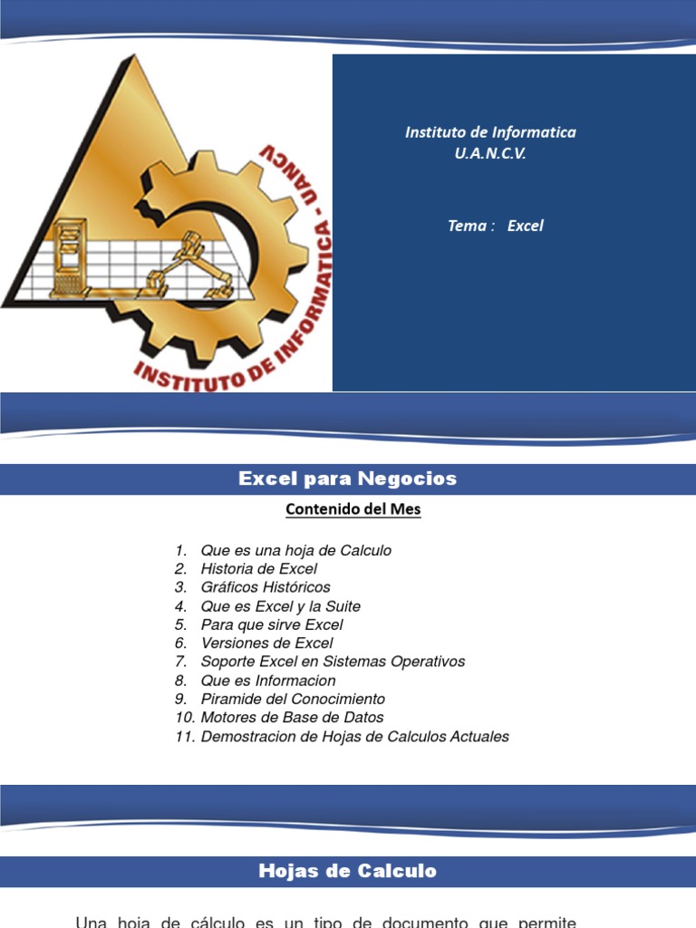 Fundamentos Excel | PDF | Microsoft Office | Microsoft Excel