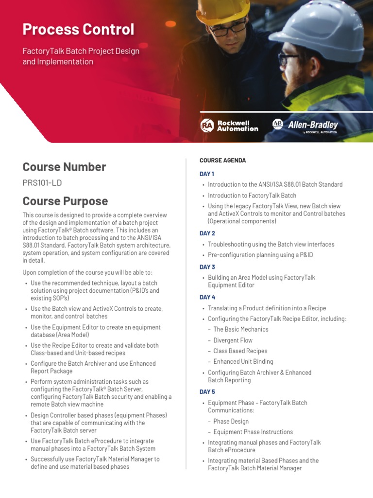 Process Control: Course Number Course Purpose | PDF | Computing ...