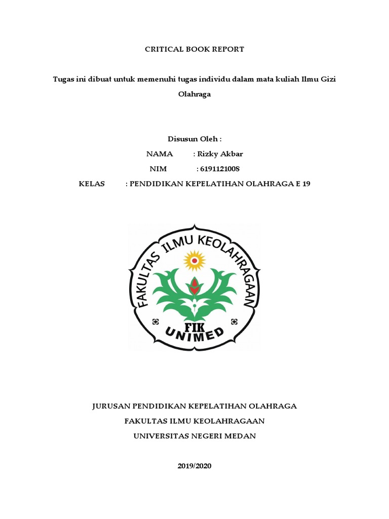 CBR Ilmu Gizi Rizky Akbar | PDF