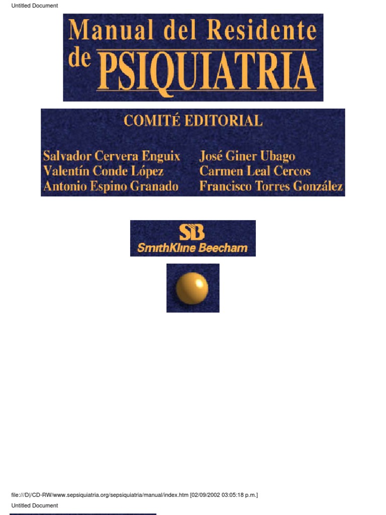 Libro D Psiquiatria | PDF