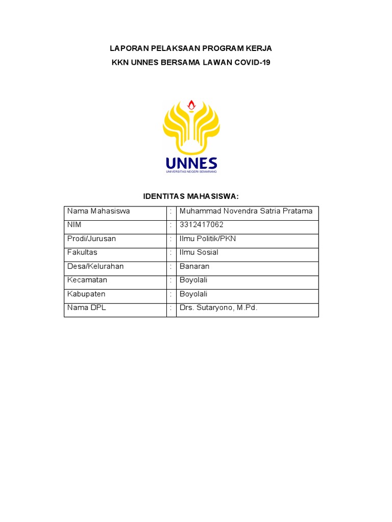 Laporan Pelaksanaan Program Kerja Dan Program Kerja OK FIX | PDF