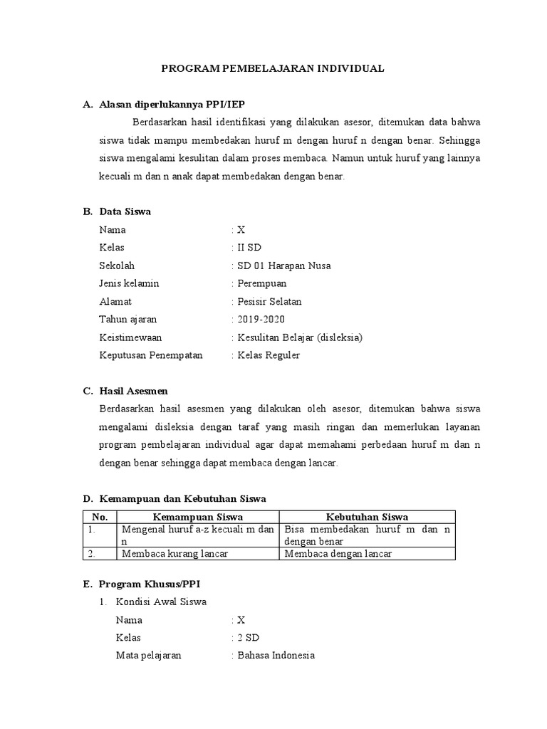 PPI Akademik Non Kurikulum | PDF | Karier & Perkembangan