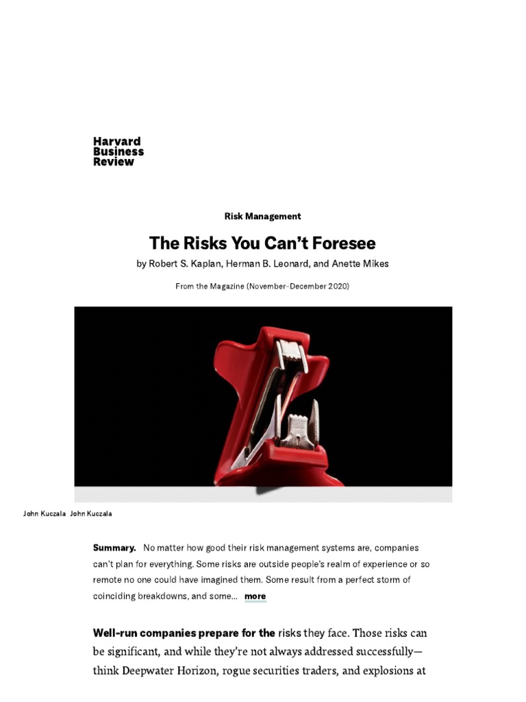 The Risks You Can't Foresee | PDF | Fukushima Daiichi Nuclear Power ...