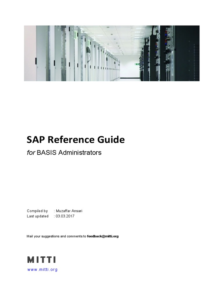 SAP Reference Guide | PDF | Enterprise Resource Planning | Information ...