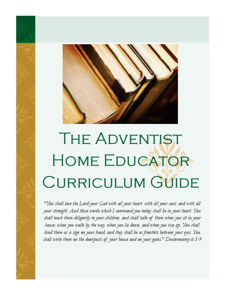 Curriculum Guide June 2011 01 | PDF | Seventh Day Adventist Church ...