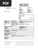 Fabric Test Report | PDF | Textiles | Textile And Clothing