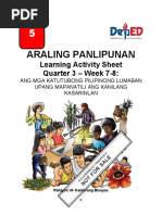 Q2 AralPan 5 - Module 1 | PDF