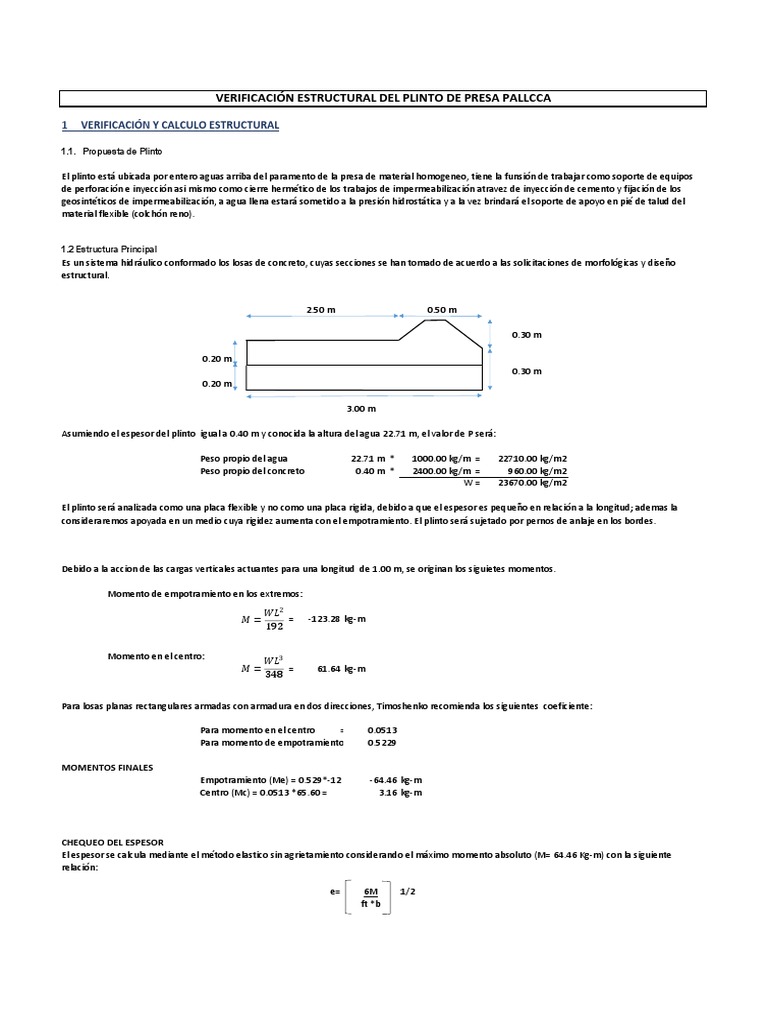 Diseño de Plinto | PDF | Hormigón | Sectores Economicos