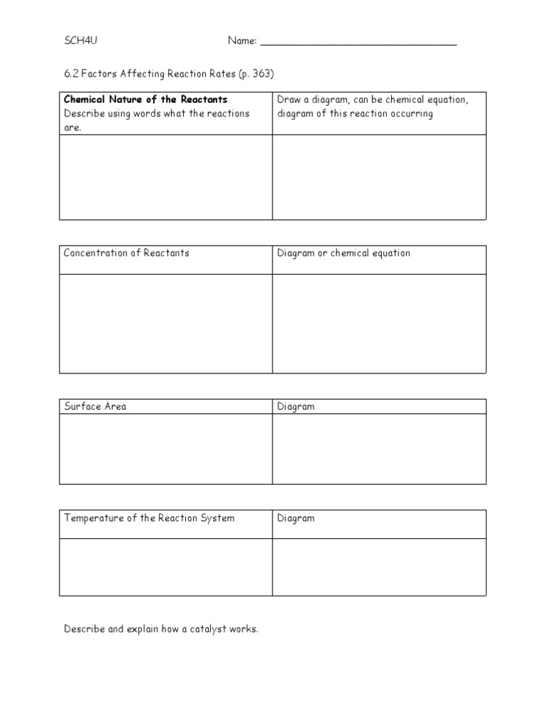 6.2 and 6.3 Worksheet Factors and Explaination | PDF | Teaching Methods ...