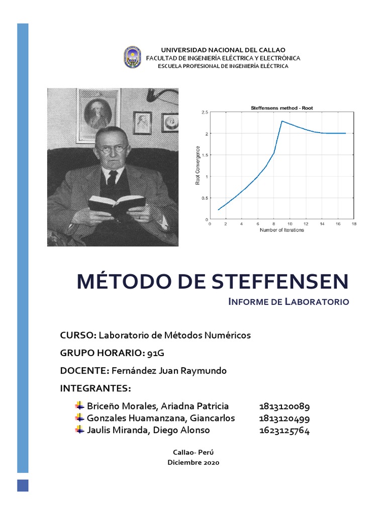 Método de Steffensen en Ecuaciones No Lineales | PDF | Derivado | Análisis matemático
