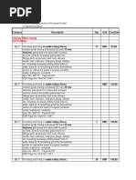 #1. BOQ For Steel Structures | PDF