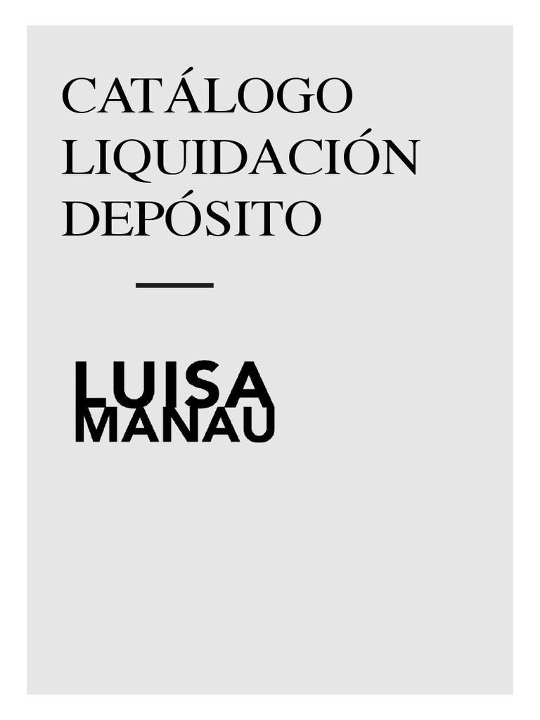 Catalogo Venta Depo LM | Descargar gratis PDF | Materiales | Materiales ...