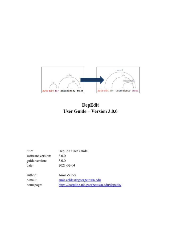 DepEdit User Guide | PDF | Regular Expression | Computer File