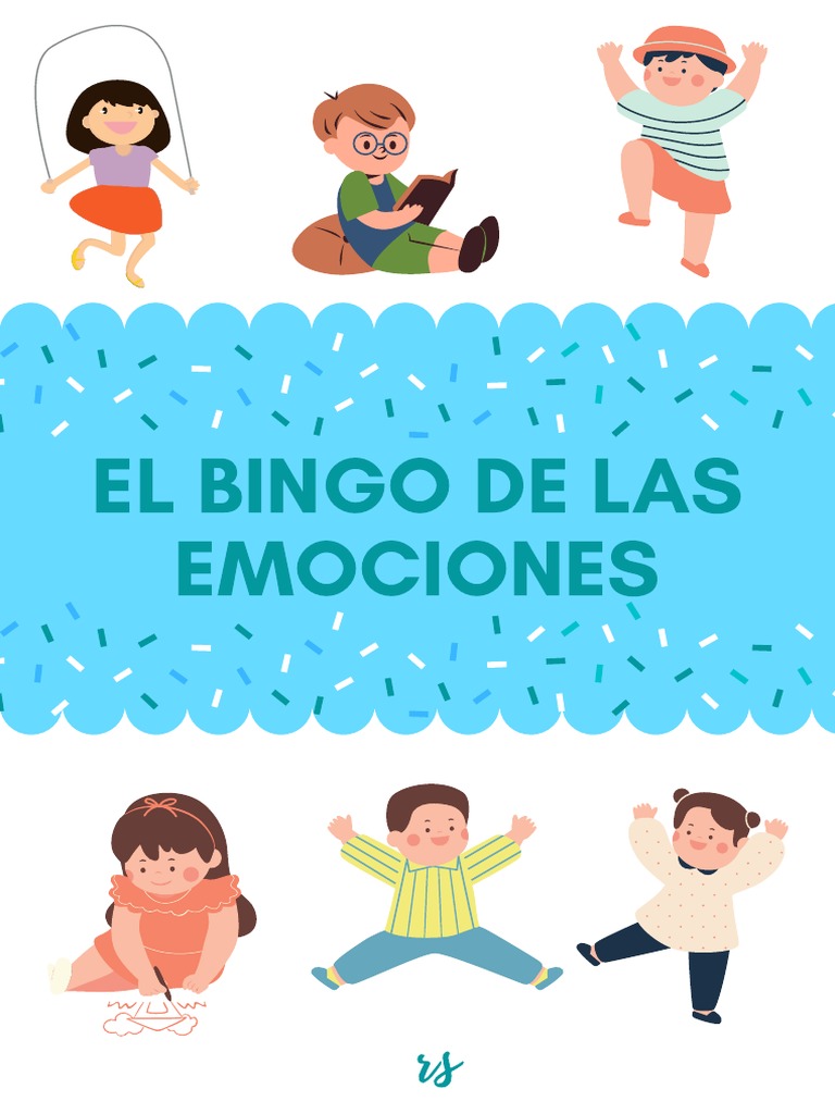 Bingo de Las Emociones - Gratis | PDF | Las emociones | La naturaleza ...