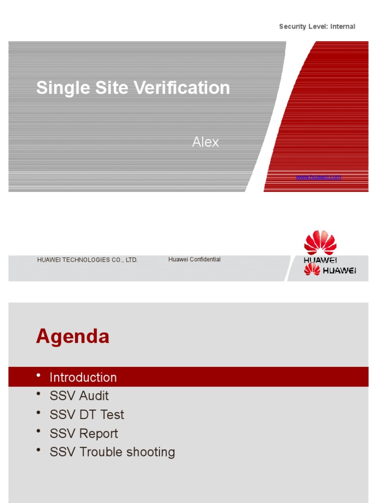 Single Site Verification: Security Level: Internal | Download Free PDF ...