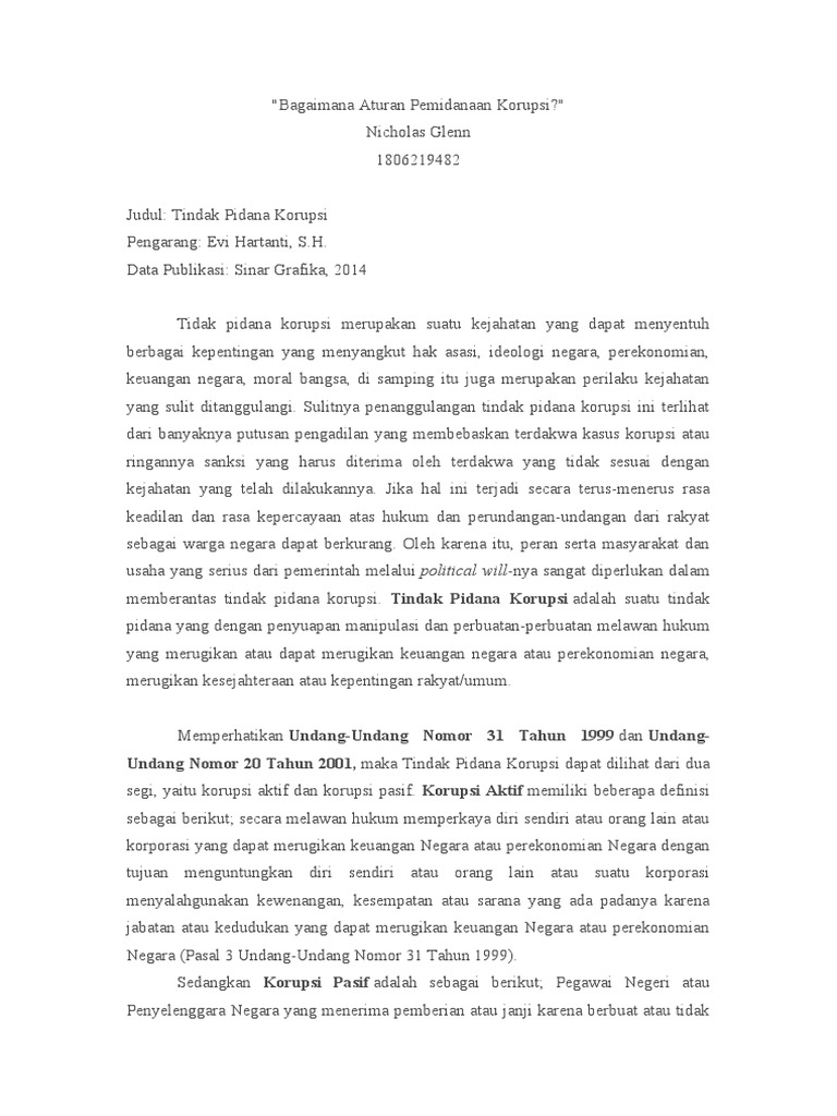 LTM MPKT Korupsi | PDF | Ilmu Sosial