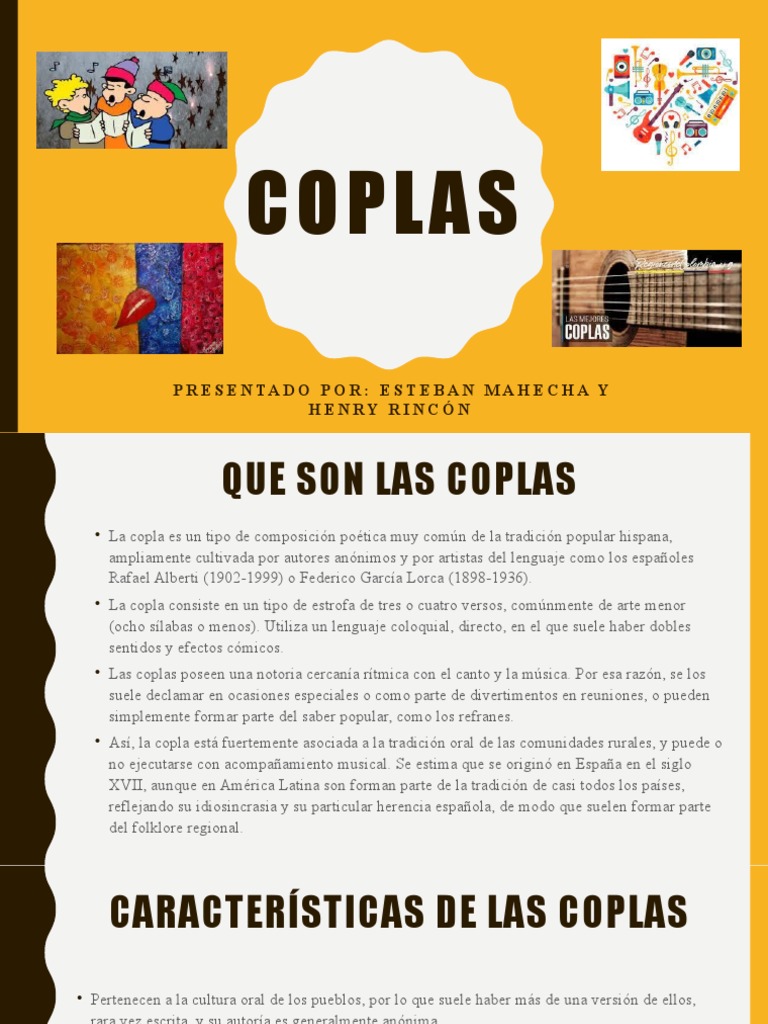 Coplas 1 | PDF | Poesía | Entretenimiento (general)
