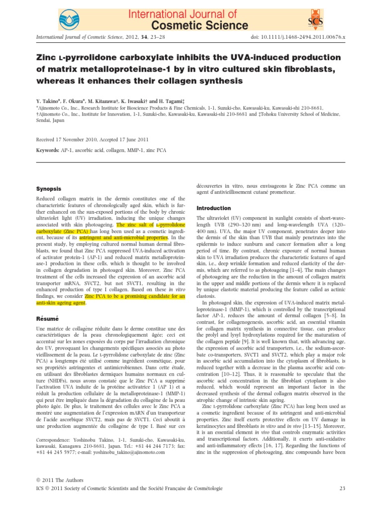 Zinc PCA | PDF | Reverse Transcription Polymerase Chain Reaction ...