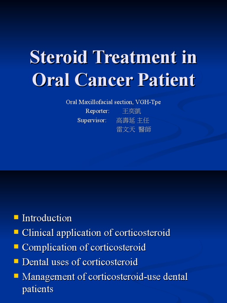 Steroid in Dental Treatment930723 | PDF | Corticosteroid | Adrenal Gland