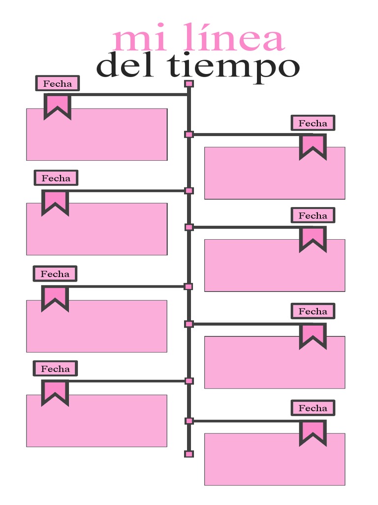 Línea Del Tiempo Verticales | PDF