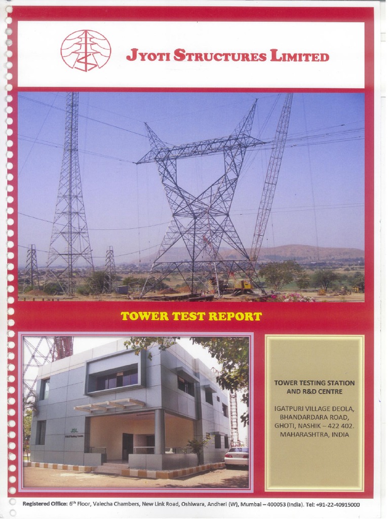 AA Tower Test Report | PDF