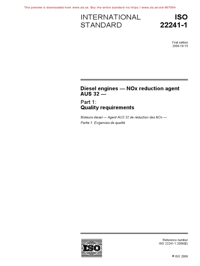 Iso 22241 1 2006 en PDF | PDF | International Organization For ...