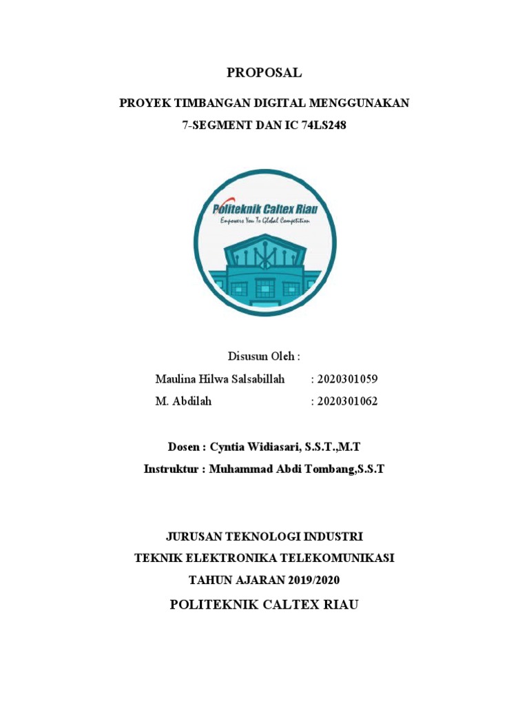 Proyek Timbangan Digital 7-Segment IC 74LS248 | PDF | Seni | Komputer