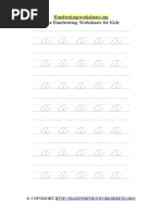 Arabic Handwriting Practice Sheets | PDF | Writing