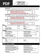 BSB Drinks Menu | PDF | Beer | Gin