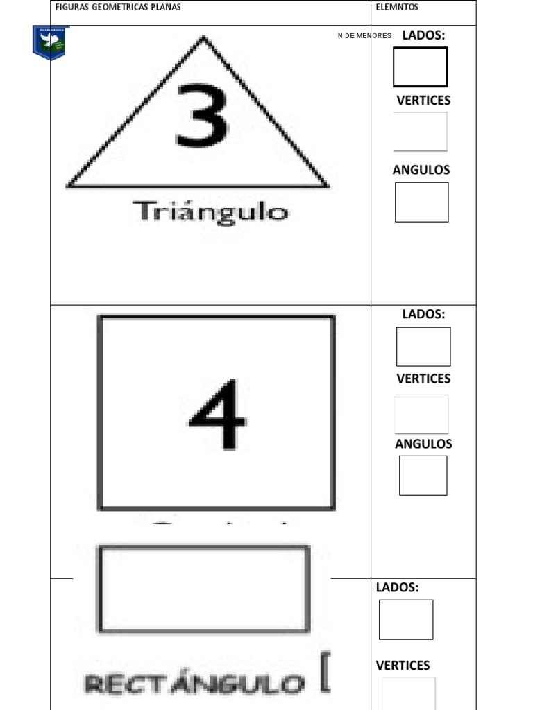 Actividades de Figuras Planas para Niños | PDF