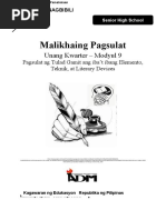 Module Sa Malikhaing Pagsusulat | PDF