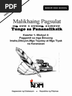 Malikhaing Pagsulat Quarter 2 Module 1 | PDF