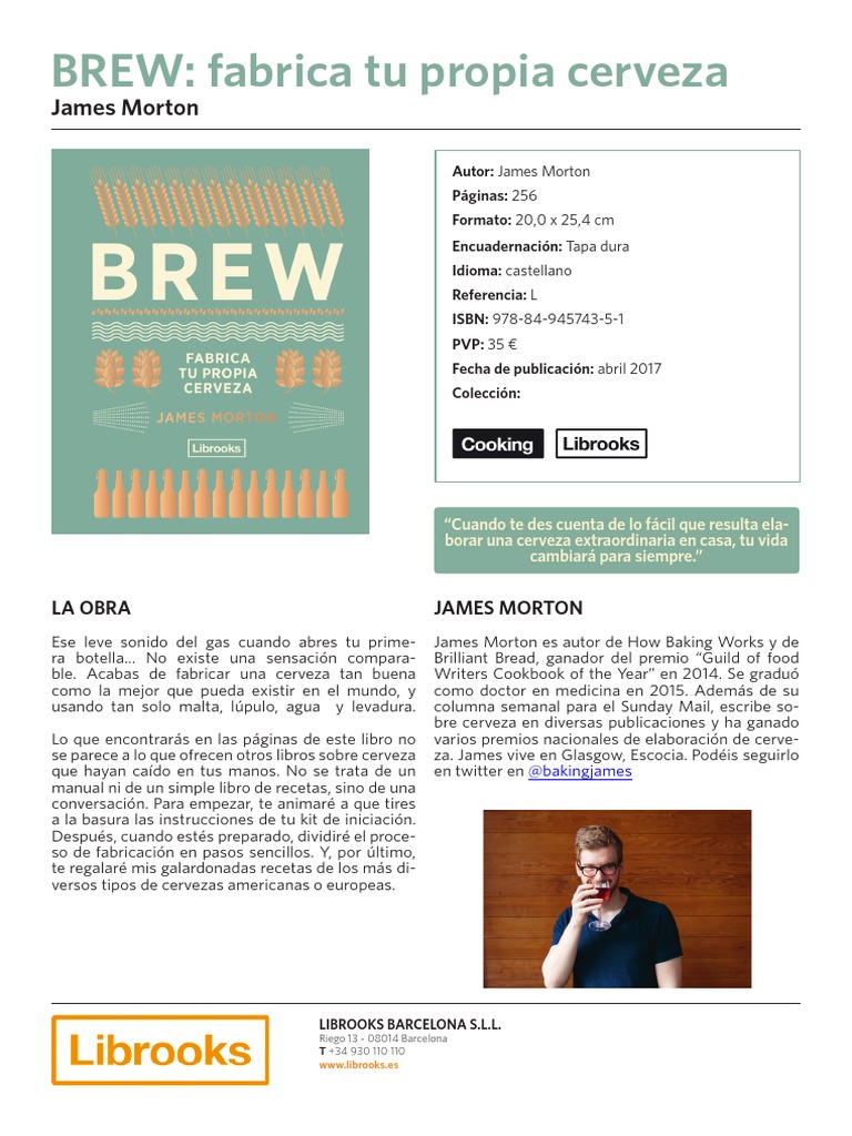 Ficha Brew | PDF | Cerveza | Comidas fermentadas