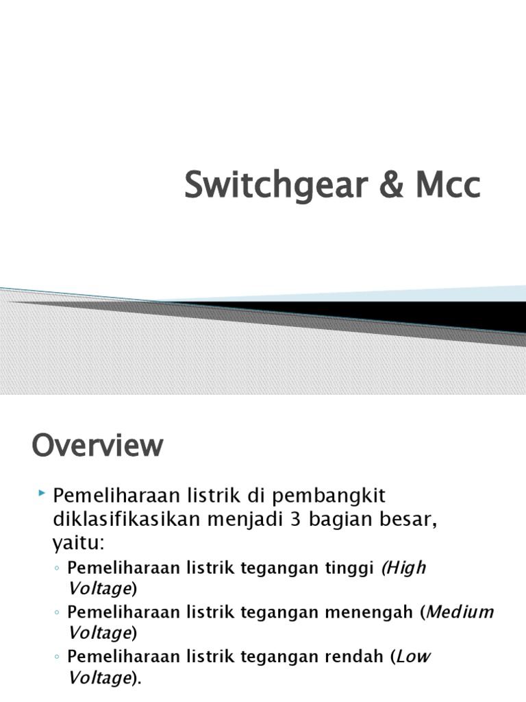 Switchgear & MCC | PDF