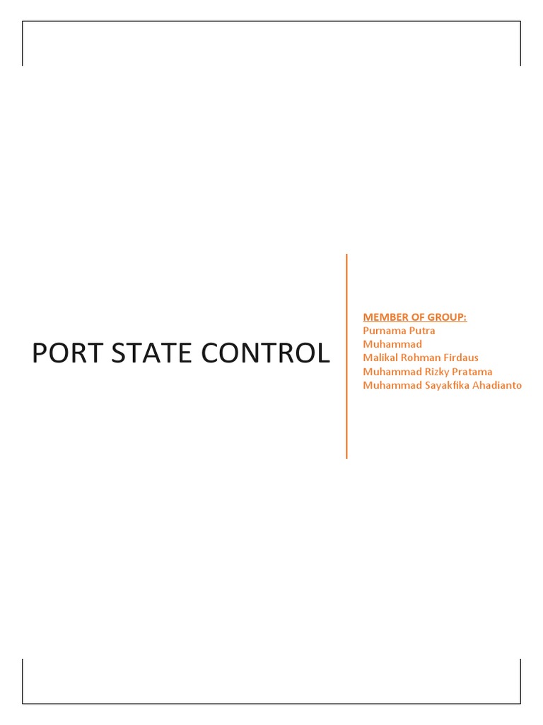 An Overview of Port State Control: Its Purpose, History, Regimes ...