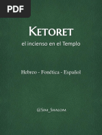 Ketoret Hebreo Fonética Español PDF | PDF | Oración | Creencia ...