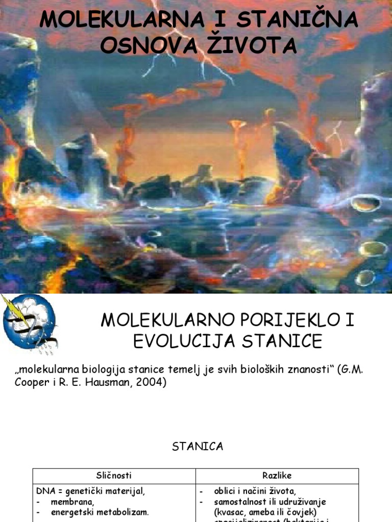 Molekularna Osnova Zivota | PDF